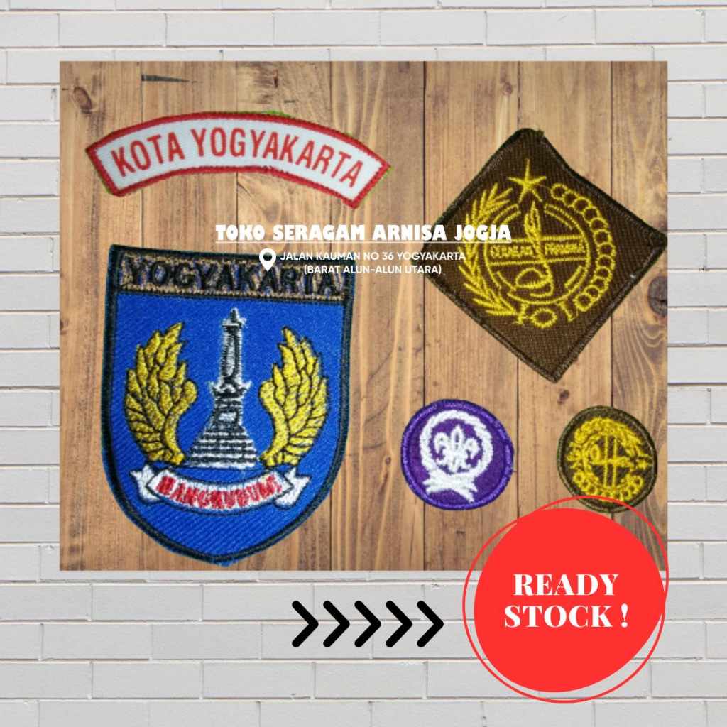 Jual [BISA COD] Atribut Pramuka 1 Set Lengkap "Wilayah Yogyakarta ...