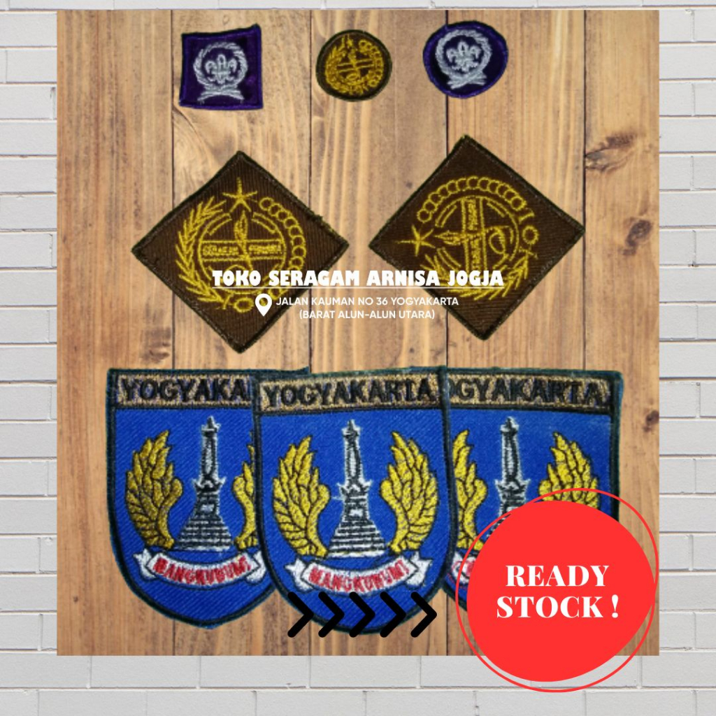 Jual [BISA COD] Atribut Pramuka Lengkap Murah |Badge Daerah, Tanda ...