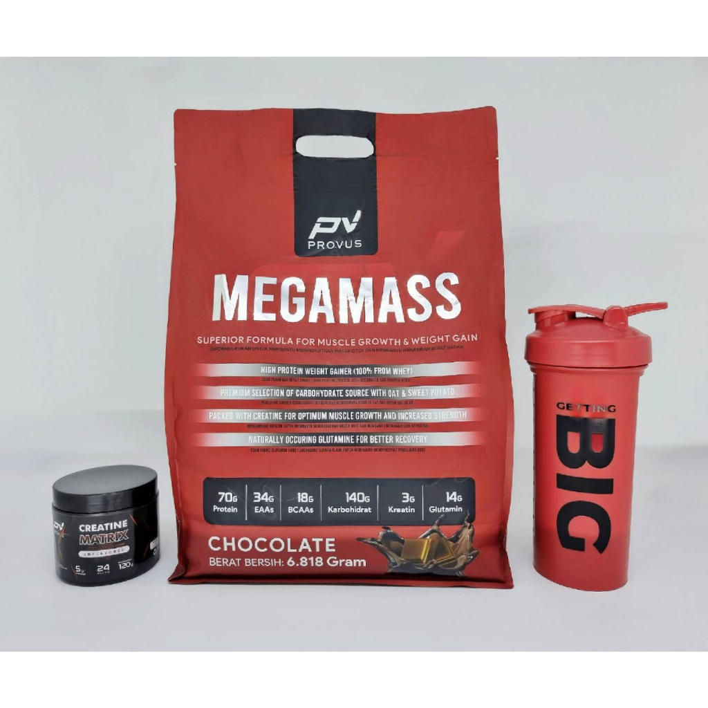 Jual Provus Mega Mass 15 lbs Gainer 15lbs 15lb 20 lb MegaMass Weight ...