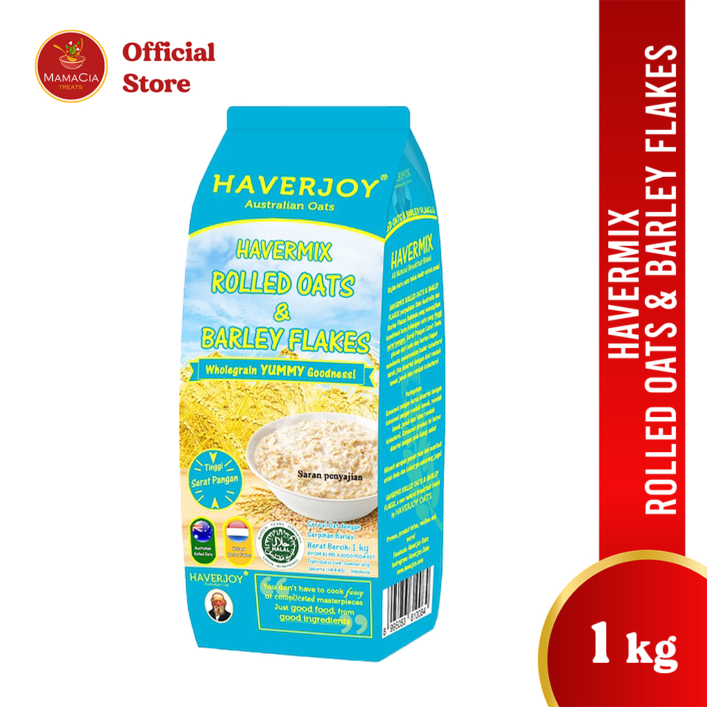 Jual Haverjoy Oatmeal Havermout Instant Oats 1 kg | Shopee Indonesia