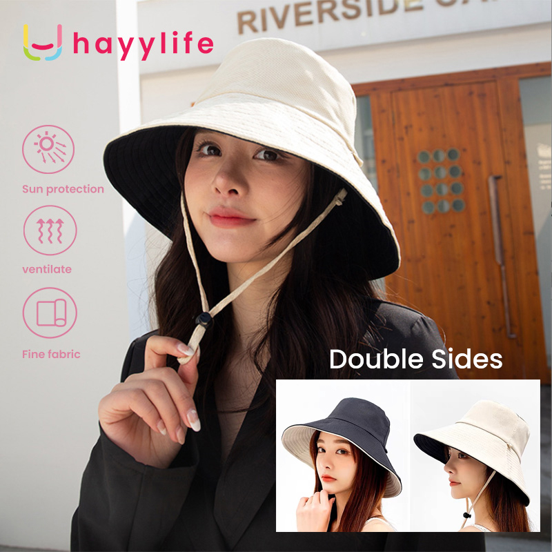 Jual Hayylife Topi Pemancing Pelindung Sinar Matahari Bucket Hat ...