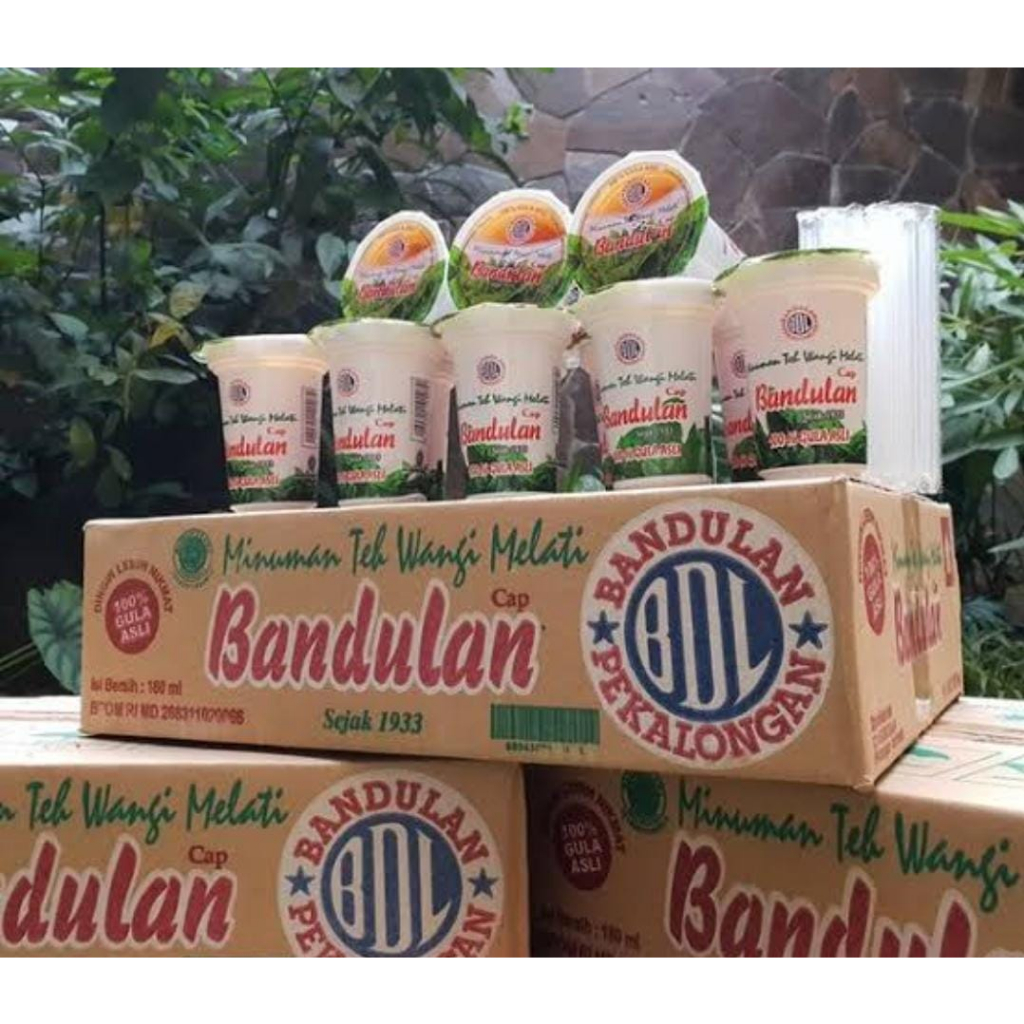 Jual MINUMAN TEH MELATI BANDULAN 1 DUS ISI 24 CUP | Shopee Indonesia
