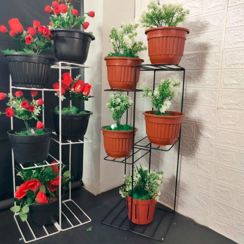 Jual STANDING POT BESI DUDUKAN 5 RAM KOTAK/STANDING POT ELEGAN/RAK ...