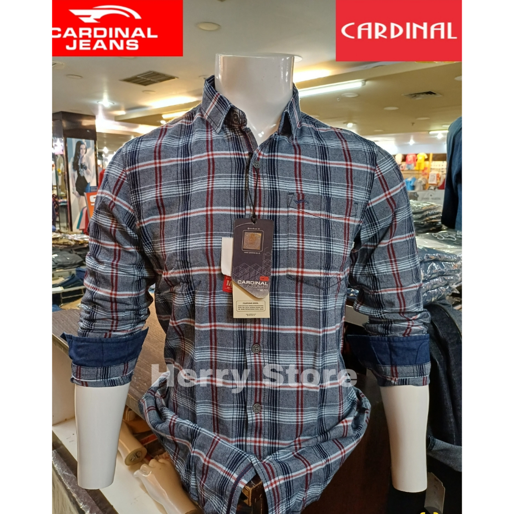 Jual (TERBARU) KEMEJA CARDINAL JEANS SLIMFIT TERBARU PREMIUM QUALITY ...