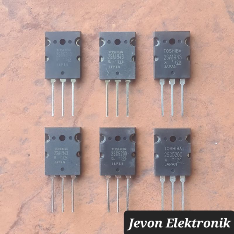 Jual Toshiba SA1943 SC5200 KW2 1 SET Japan Transistor SA A 1943 SC C 5200 II Lot 1 5 7 9 2SA1943 ...