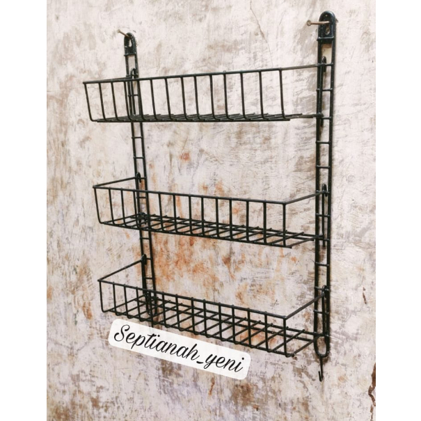 Jual Rak Serbaguna Bumbu 03 Susun RAKITAN Rak Dapur Rak Sabun Kamar ...