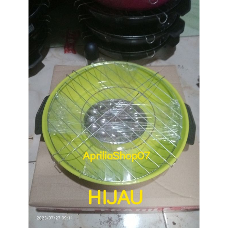 Jual HAPPY GRILL ROASTER hijau PANGGANGAN SOSIS BAKAR BBQ SET ALAT ...