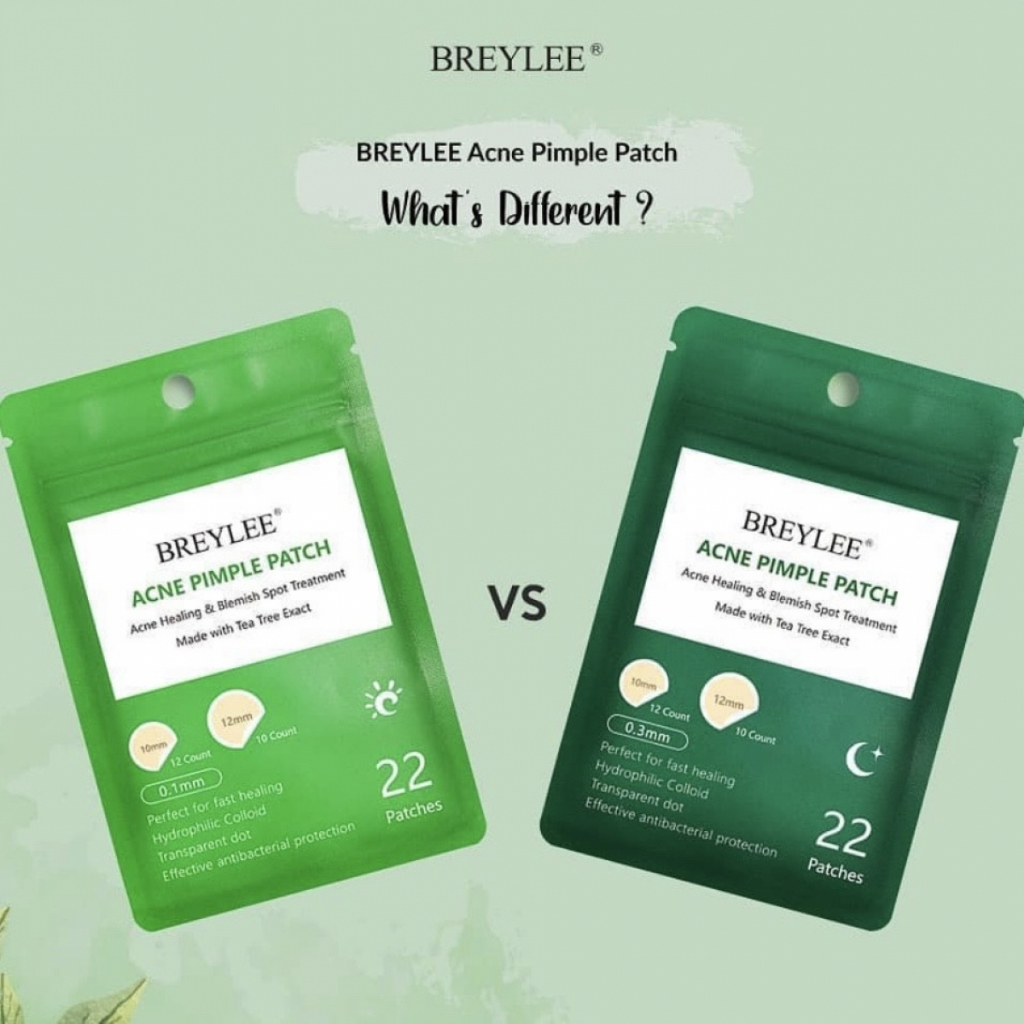 Jual Breylee Acne Pimple Patch Day (0,1mm) & Night (0,3mm) | Shopee ...