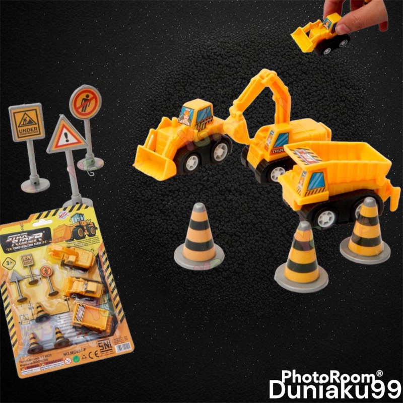Jual mainan mobil kontruksi pullback / miniatur kontruksi / mainan ... Jual mainan mobil kontruksi pullback / miniatur kontruksi / mainan ...