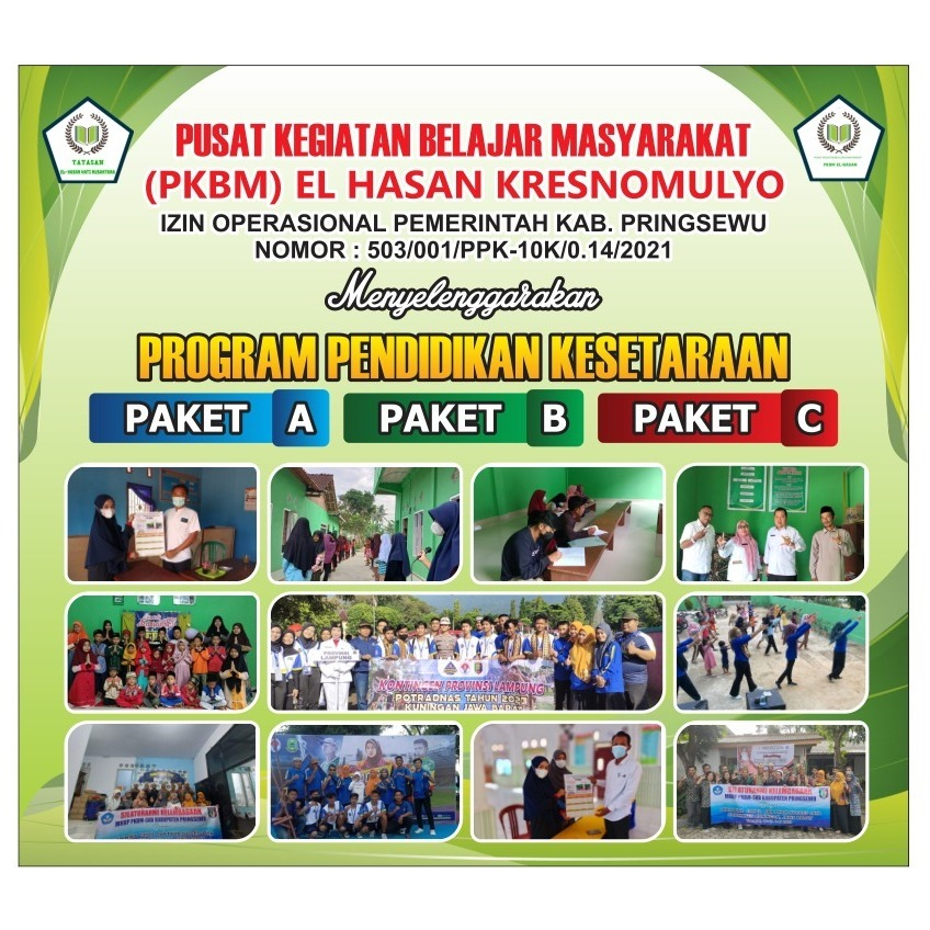 Jual Spanduk Banner Program Kesetaraan Paket A B C | Shopee Indonesia