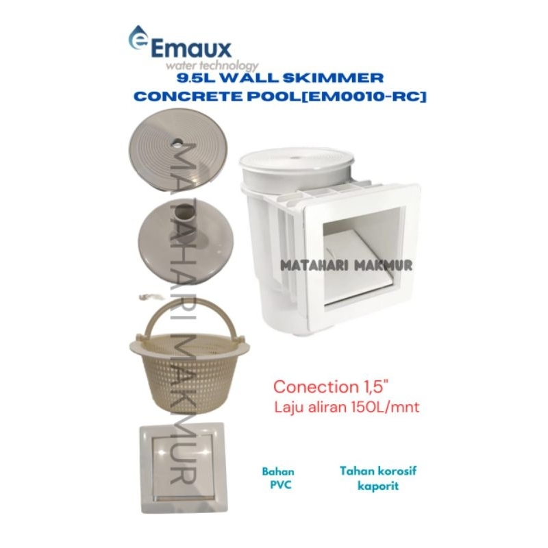 Jual skimmer box standard Em0010-RC emaux | Shopee Indonesia