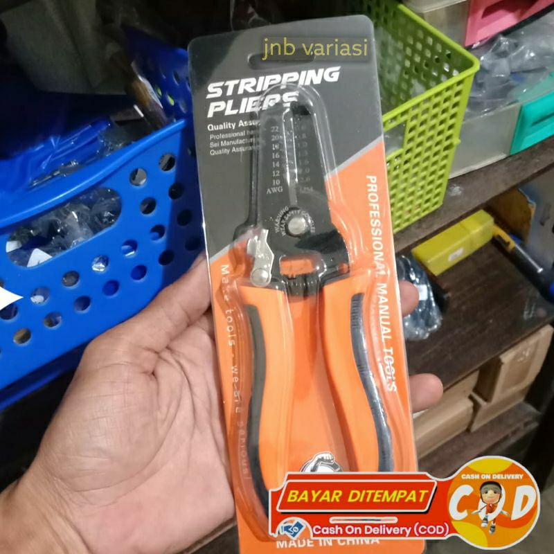 Jual Tang kupas kabel Tang potong tang kombinasi kupas kabel telp ...