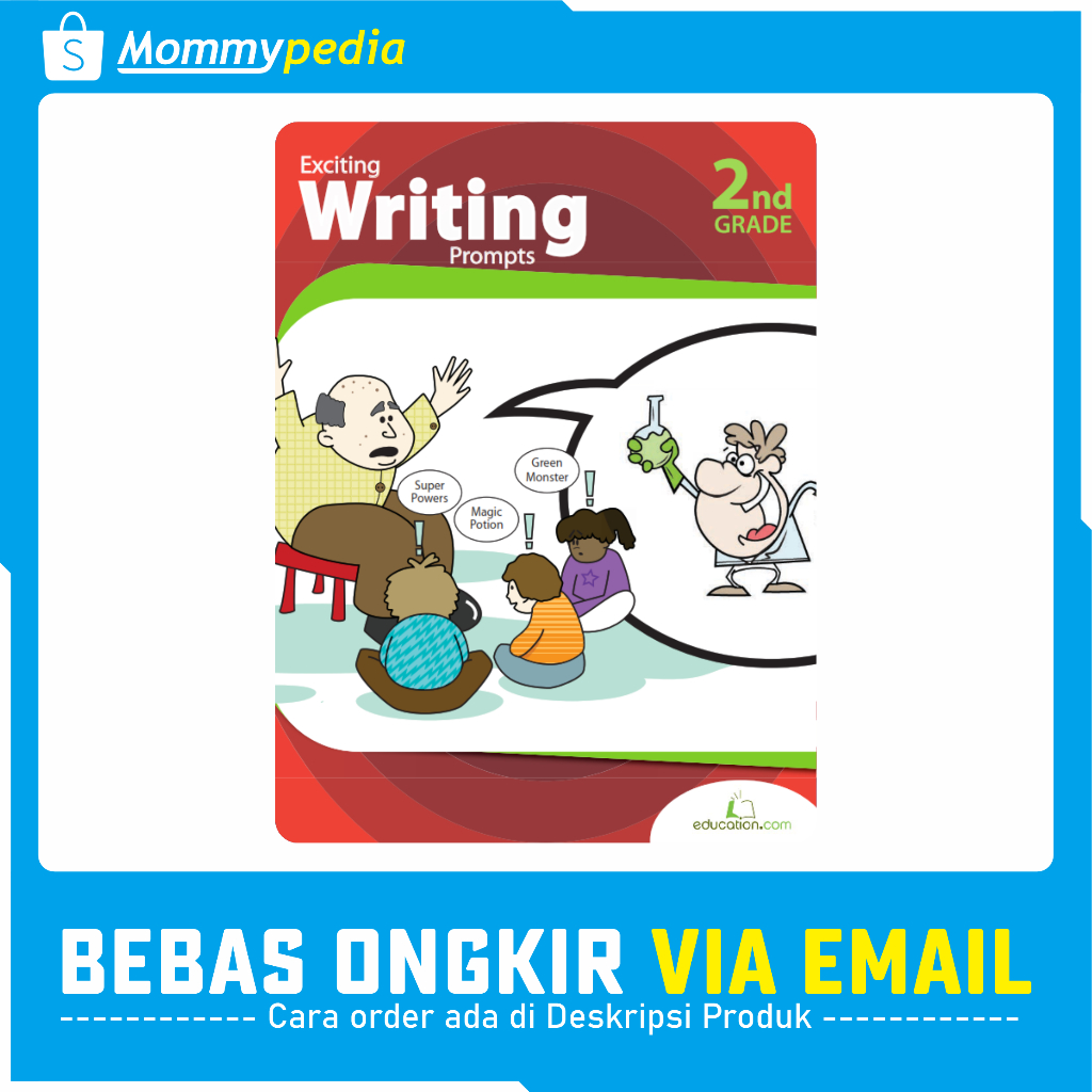 Jual KUMON 2nd Grade / Kelas 2 SD - Exciting Writing Prompts | Shopee ...