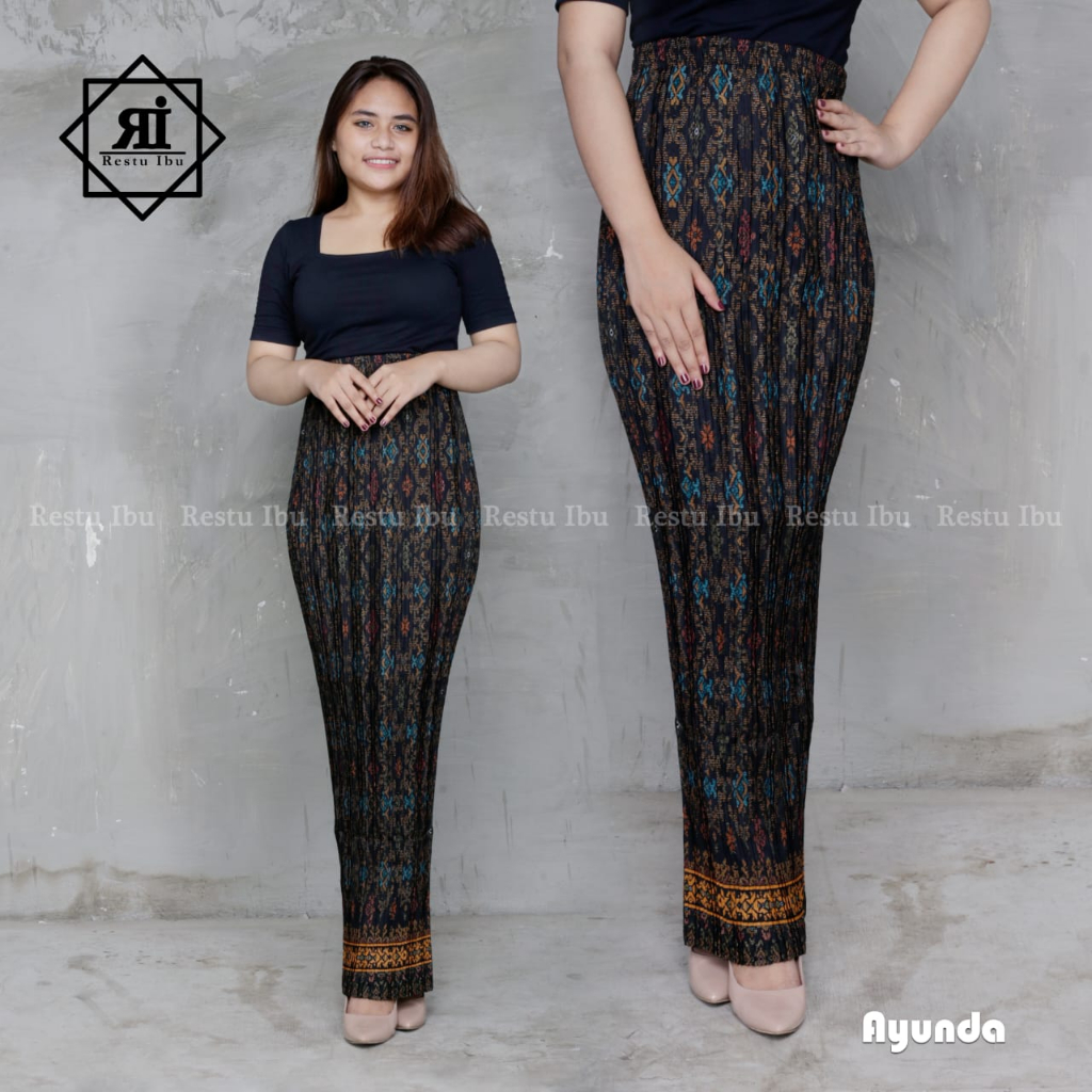 Jual Original REAL PICT ROK PLISKET BATIK / ROK PLISKET / BAWAHAN ...
