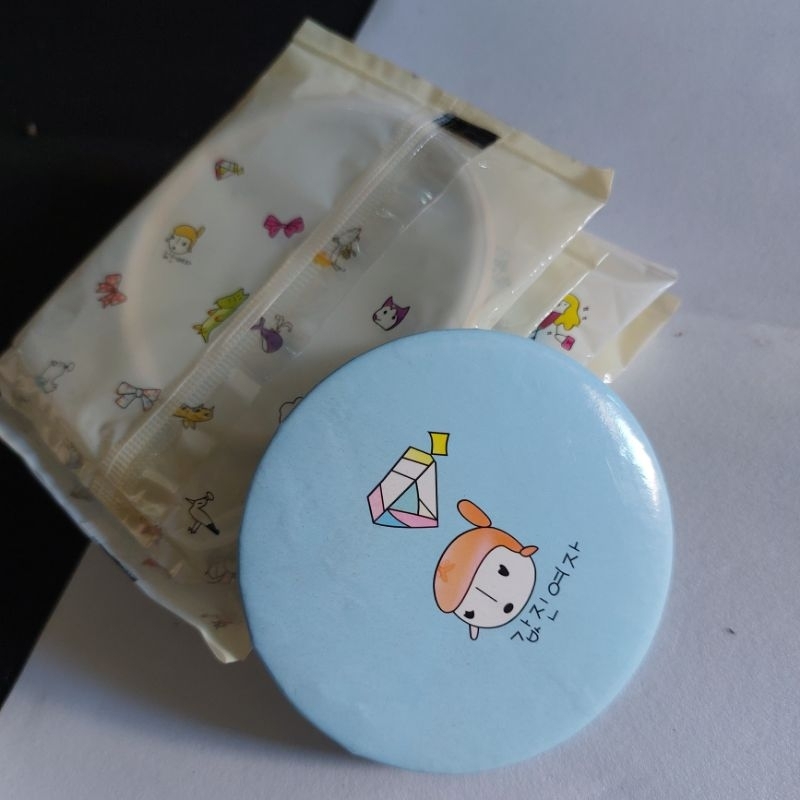 Jual Kaca bulat korea / kaca bulat aestetik | Shopee Indonesia