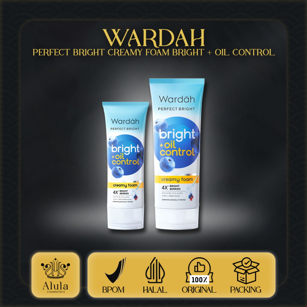 Jual Wardah Perfect Bright Creamy Foam + Bright Oil Control | Shopee ...