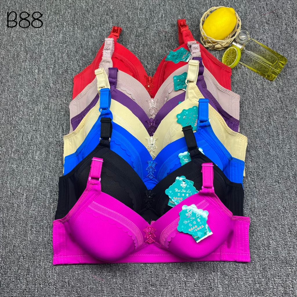Jual BRA / BH WANITA B88 UKURAN 36-46 TANPA KAWAT 7 WARNA KAIT 3 ...