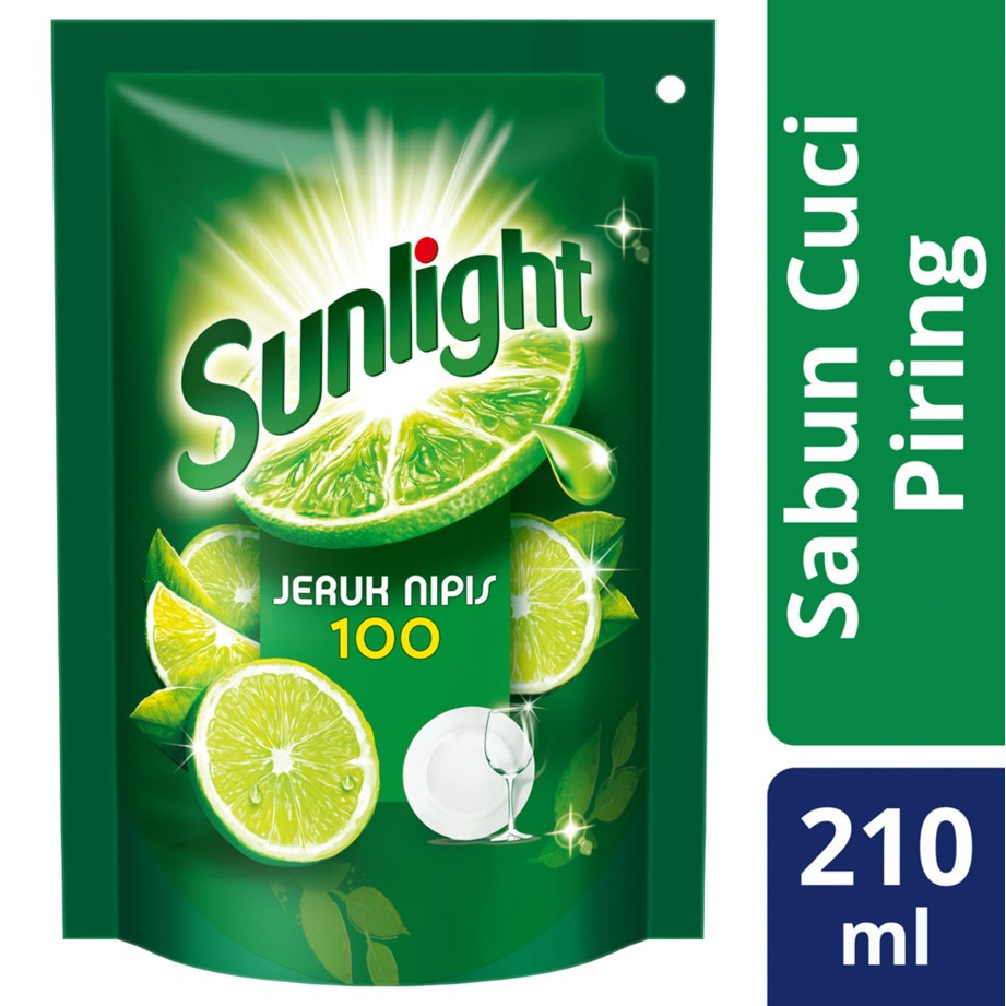 Jual SUNLIGHT SABUN PENCUCI PIRING JERUK NIPIS REFFIL KEMASAN EKONOMIS 210ML/90ML | Shopee Indonesia