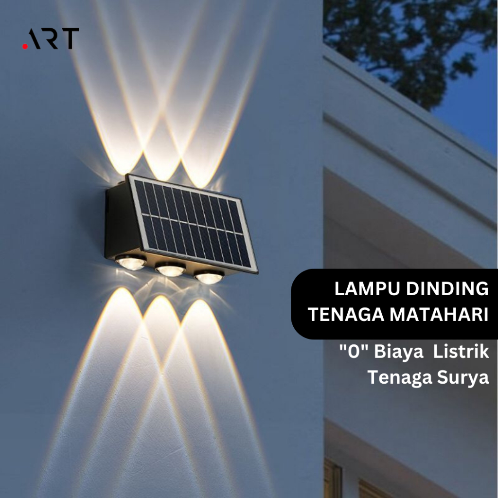 Jual LAMPU DINDING SOLAR / LAMPU DINDING TENAGA MATAHARI / Solar Wall ...
