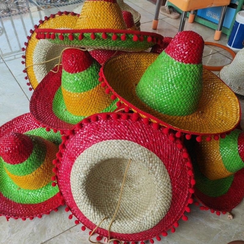 Jual Topi Anyaman pandan sombrero anak | Shopee Indonesia