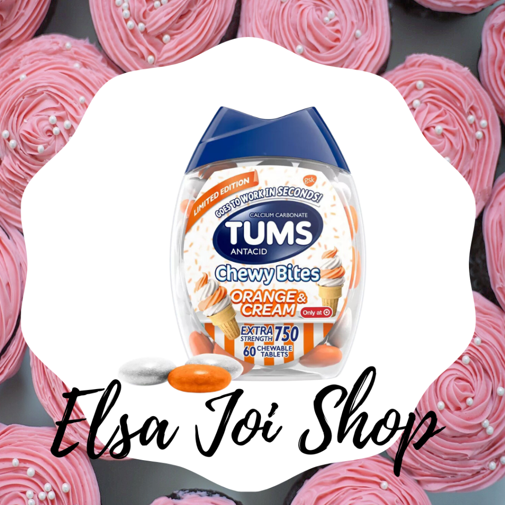 Jual Tums Chewy Bites Orange and Cream Extra Strength 750 - 60 tabs ...