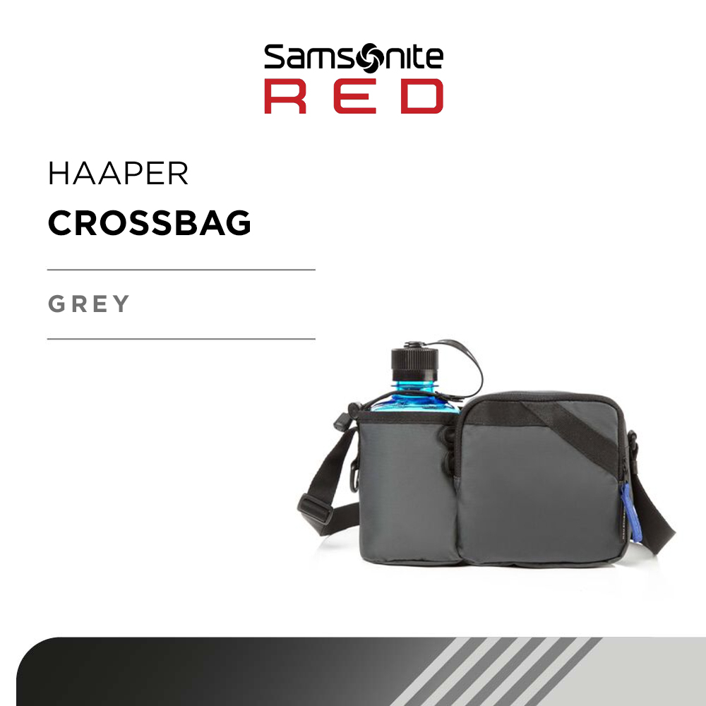 Jual Samsonite Red Label Haaper Mini Crossbag - Grey | Shopee Indonesia
