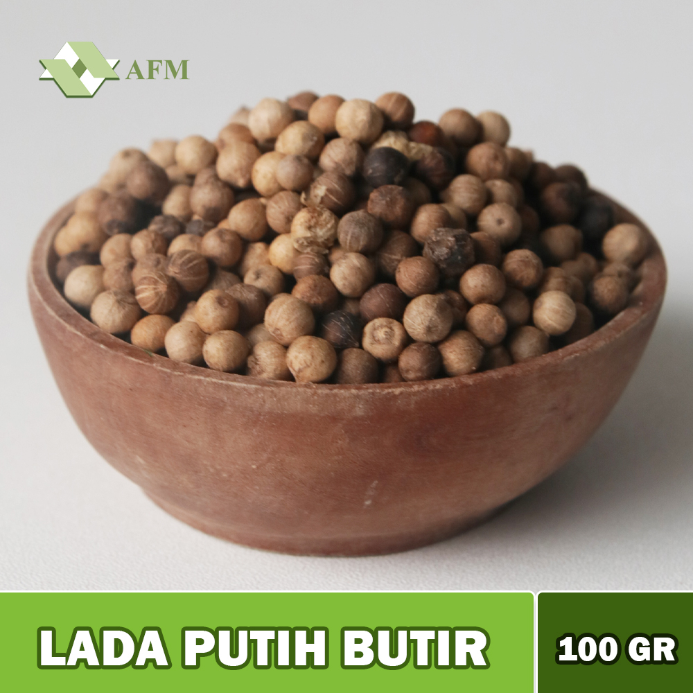 Jual Bumbu rempah omaemi lada putih butir / lada putih bulat 100 gr ...