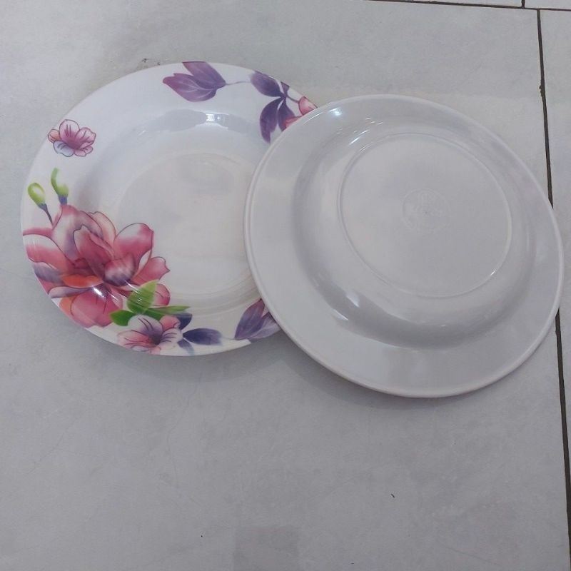 Jual PIRING SATUAN BUNGA/PIRING MELAMIN SATUAN MURAH/PIRING BUNGA ...