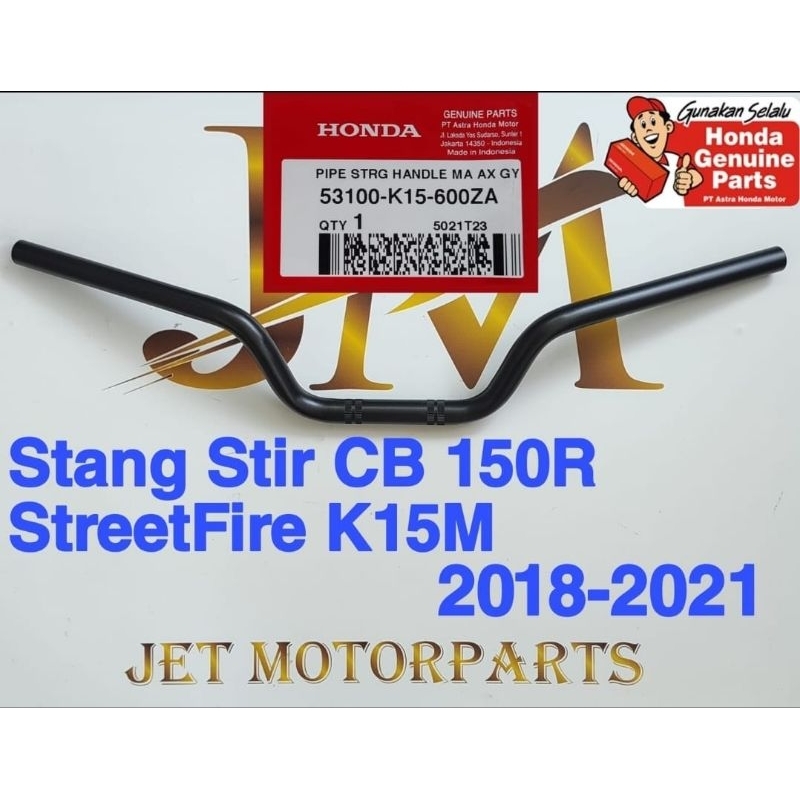 Jual 53100K15600ZA Stang Stir CB 150R StreetFire K15M 2018 -2021Asli ...