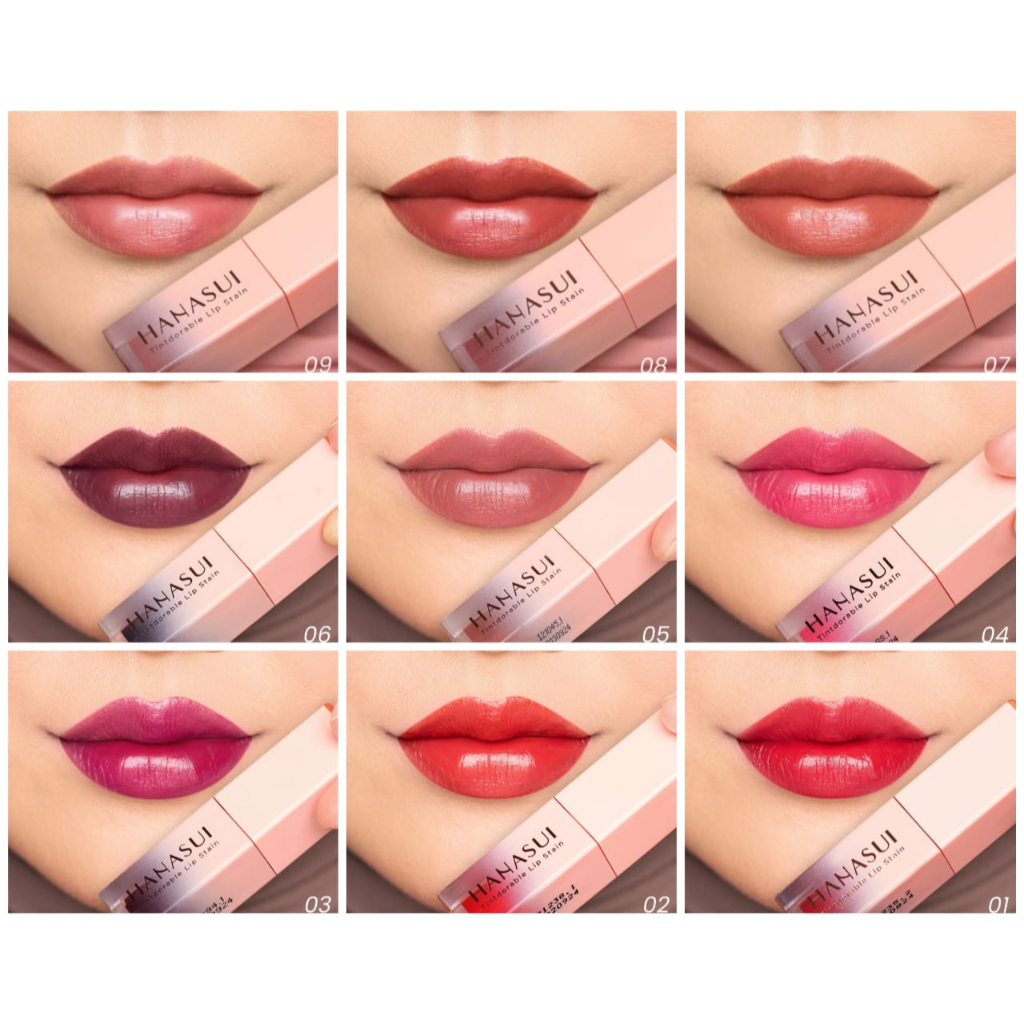 Jual Hanasui Tintdorable Lip Stain Lip Tint LIPTINT | Shopee Indonesia