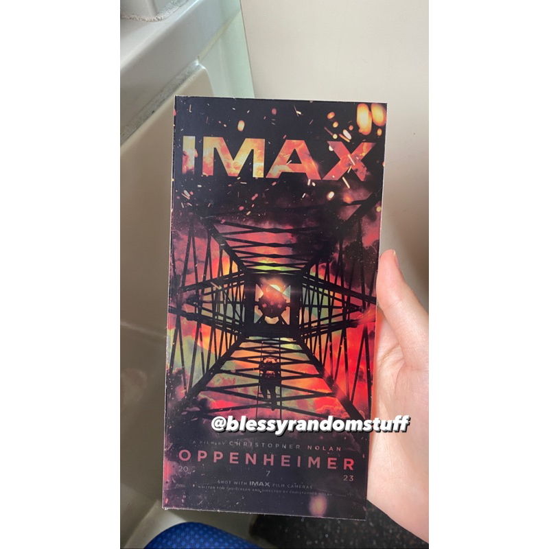 Jual Collectible Ticket Oppenheimer IMAX Singapore ready stock | Shopee ...