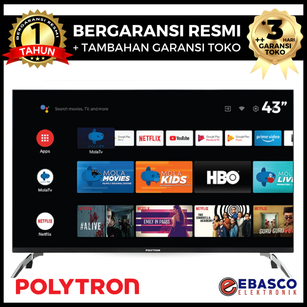 Jual Polytron LED Smart TV 32 Inch PLD-32AG9953 Android | Shopee Indonesia