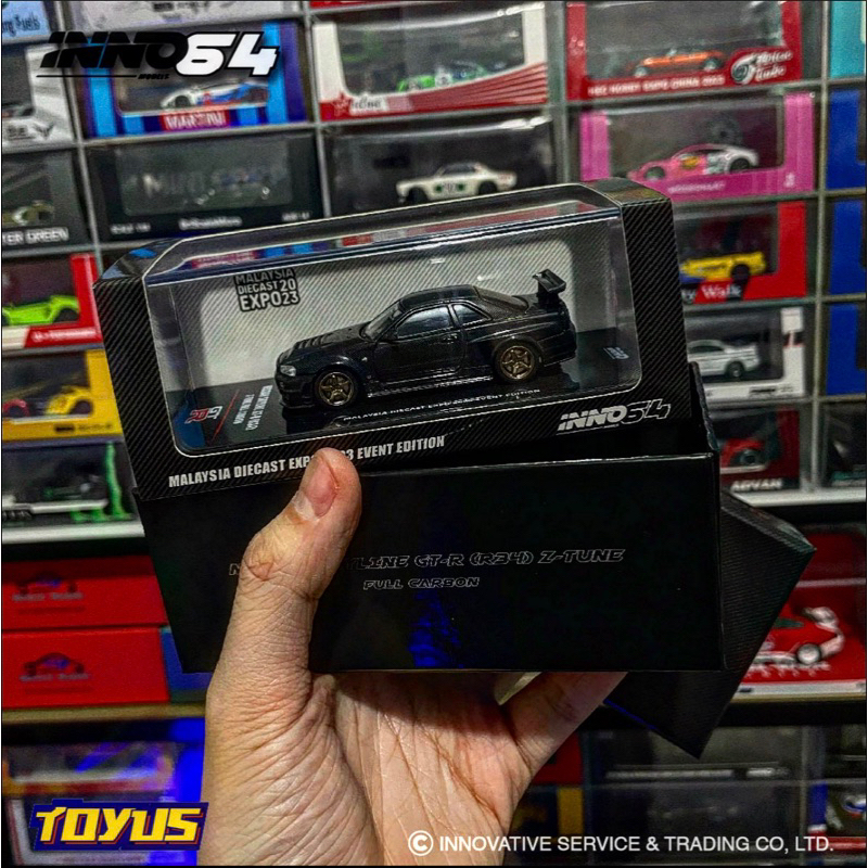 Jual Inno64 Inno - NISSAN SKYLINE GTR R34 Z-TUNE FULL CARBON BLACK ...