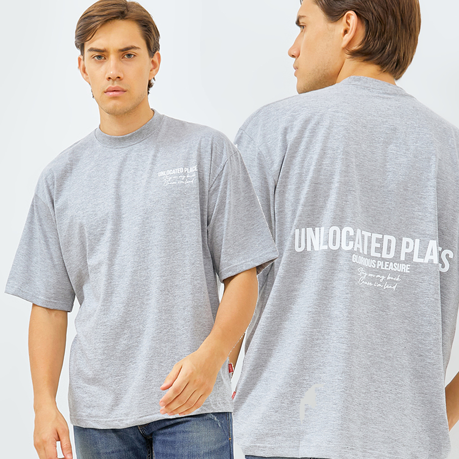 Jual Unlocated GREY Oversized T-Shirt - Glorious Pleasure (Kaos ...