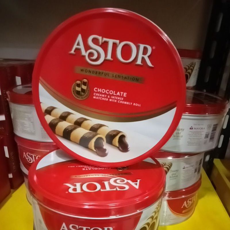Jual ASTOR COKLAT KALENG 156g | Shopee Indonesia