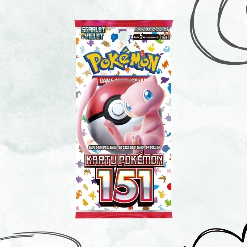 Jual Pokemon TCG Indonesia - SV2a Pokemon 151 BOOSTER PACK - Seri Scarlet Violet (Baca ...