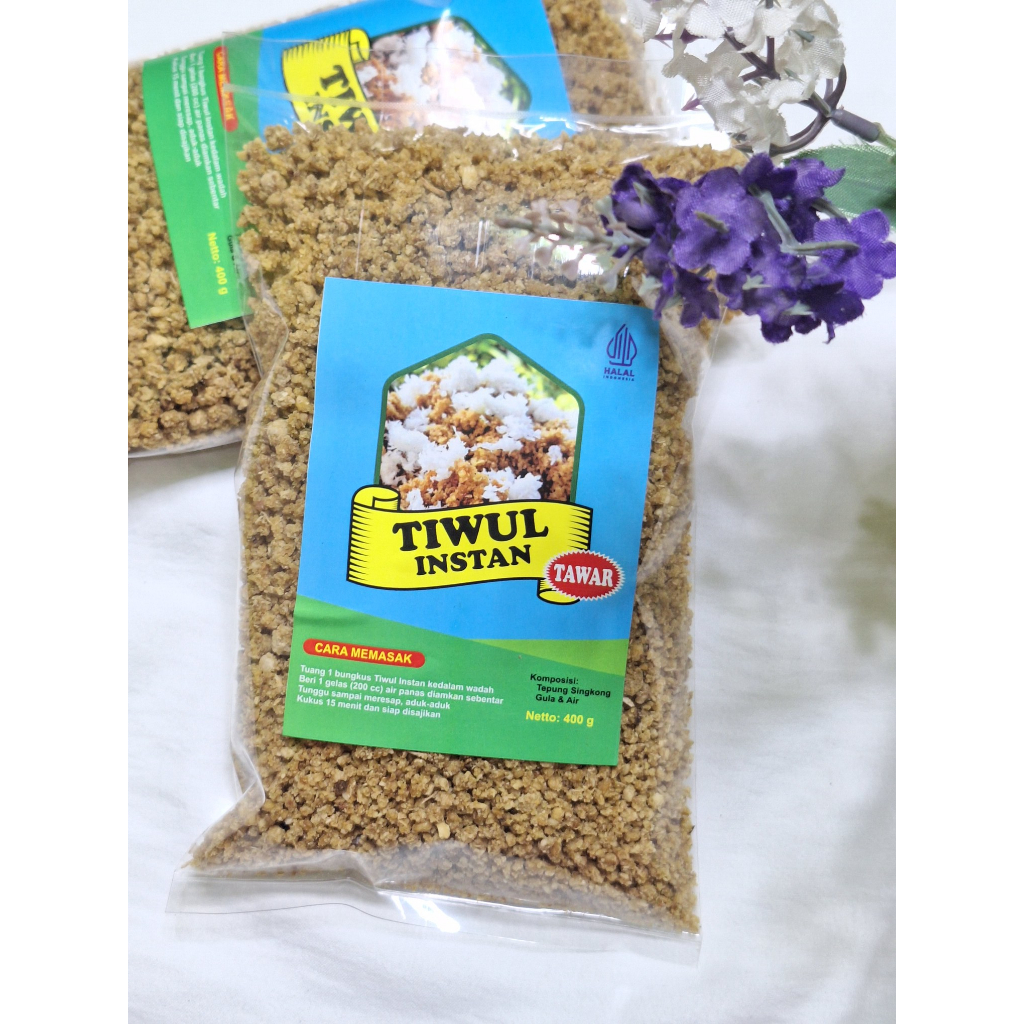 Jual Tiwul Instan Thiwul Instant Heboh Uwenak Asli Cemilan Khas ...