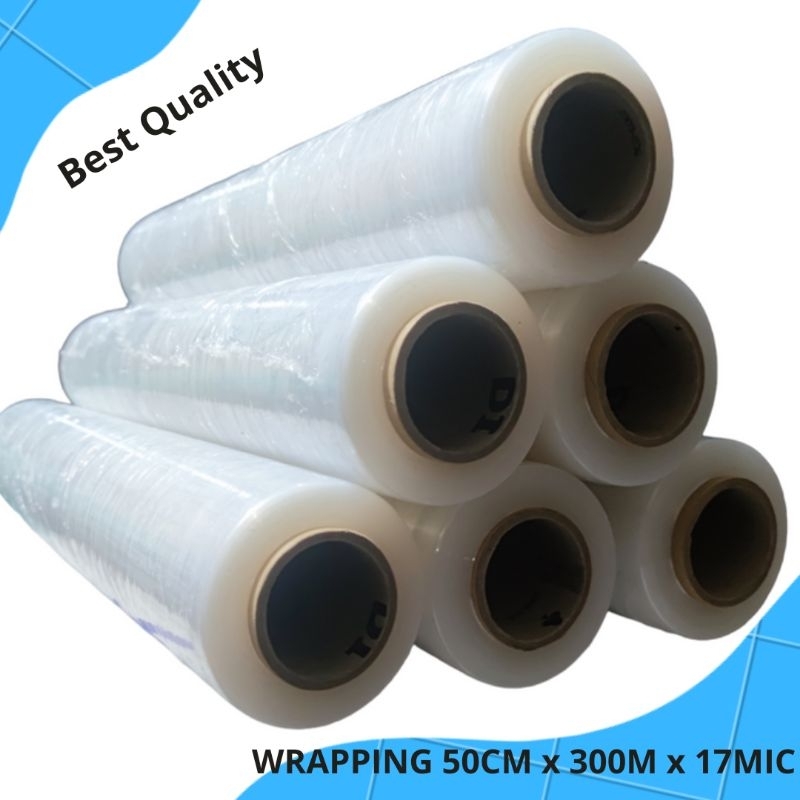 Jual Plastik wrapping Uk 50cm x 300m Best Quality Wraping Stretch film ...