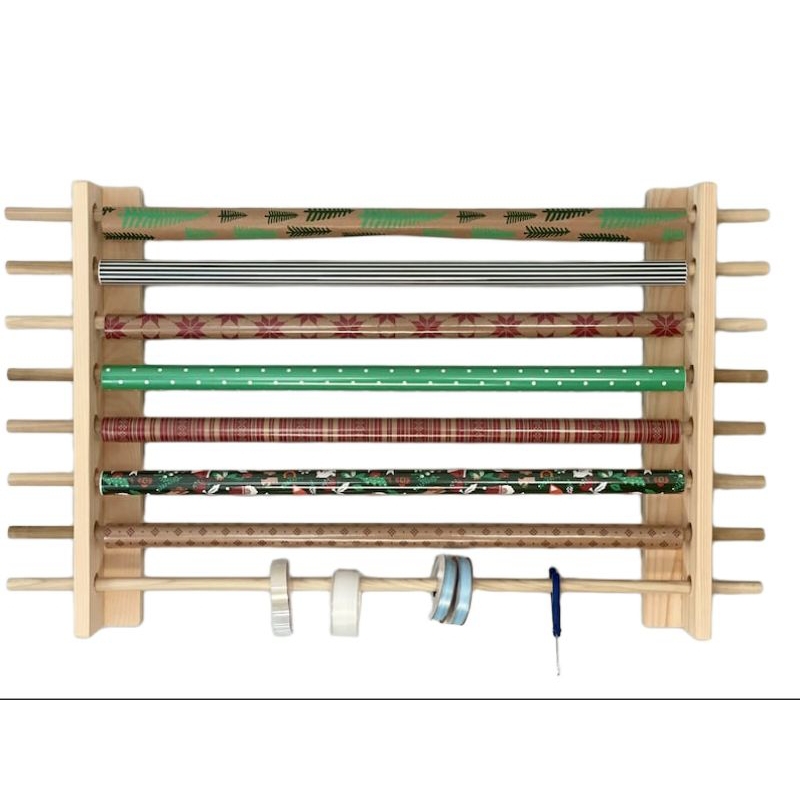 Jual Rak kertas kado/rak jilbab/Penyimpanan kertas kado // penyimpanan ...