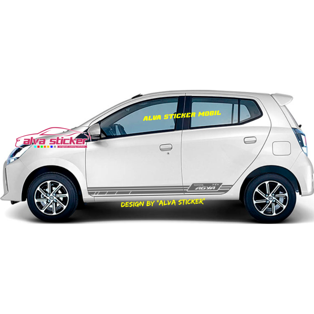 Jual sticker agya sticker toyota agya list cutting kanji jdm stiker ...