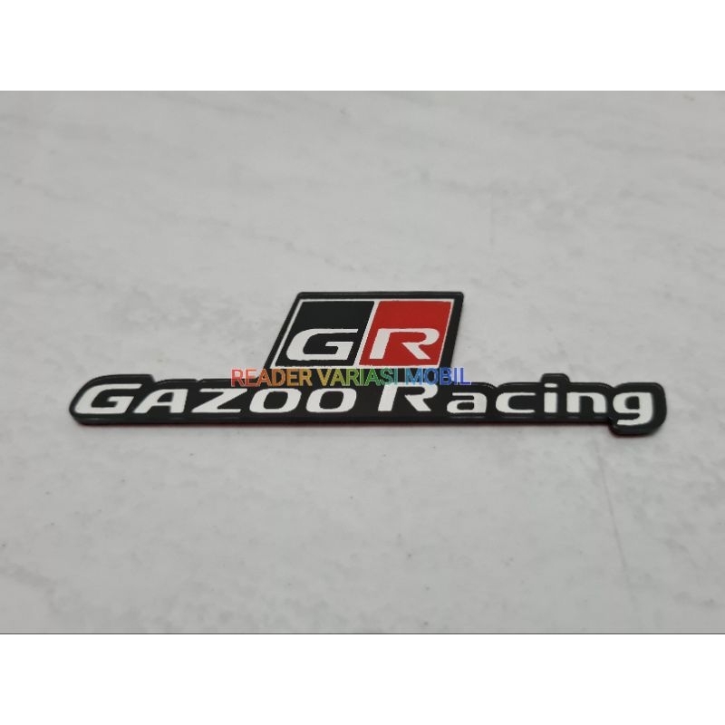Jual Emblem Logo Tulisan GR GAZOO RACING Plastik Akrilik Exclusive ...