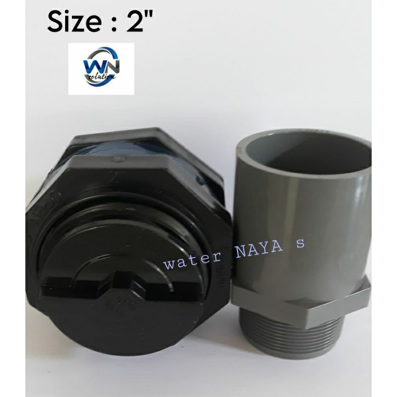 Jual Bulkhead/Mur toren/Vault ring, Valve Socket Sok Drat luar SDL 2 ...