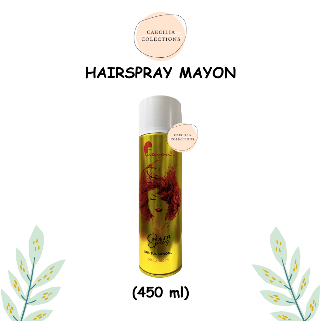 Jual CC Hair Spray Mayon / Spray Rambut Salon dan Barbershop 450 ml ...