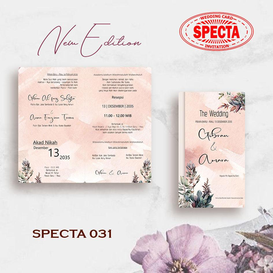 Jual Specta 31 | Blangko Undangan | Undangan Print | Undangan Kosong ...