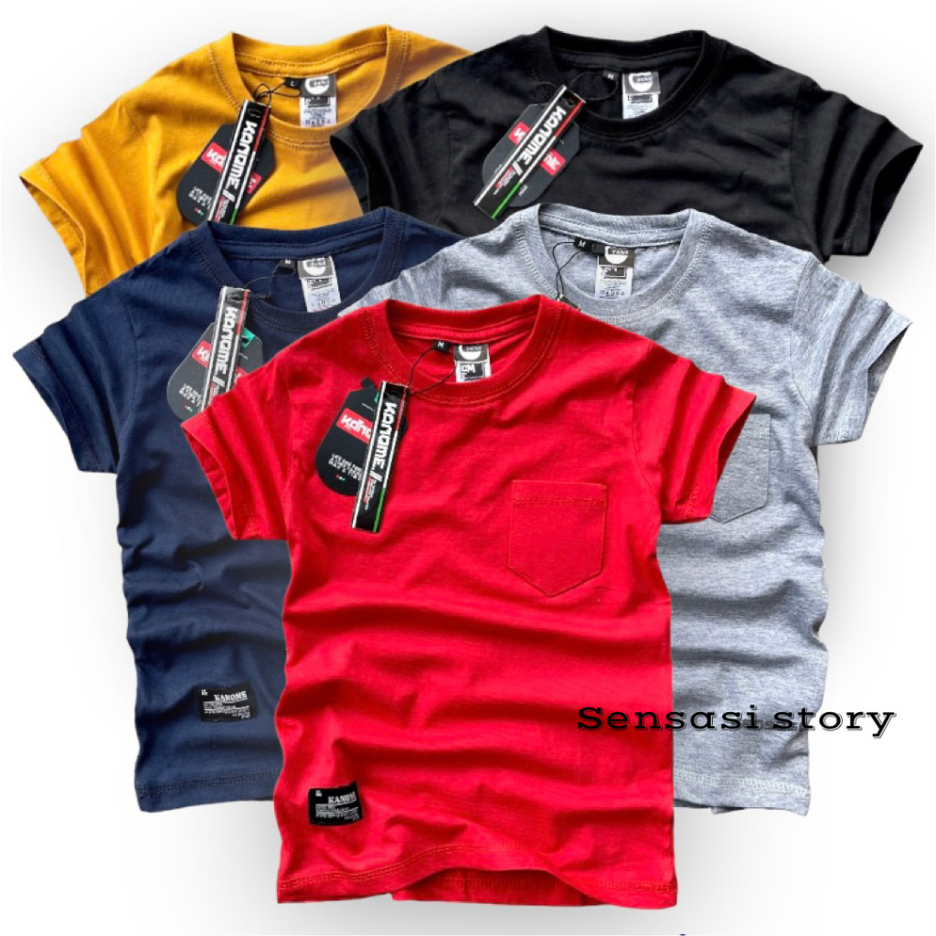 Jual KANOME Baju kaos distro anak usia 1-12 tahun Katun,Baju kaos polos anak | Shopee Indonesia