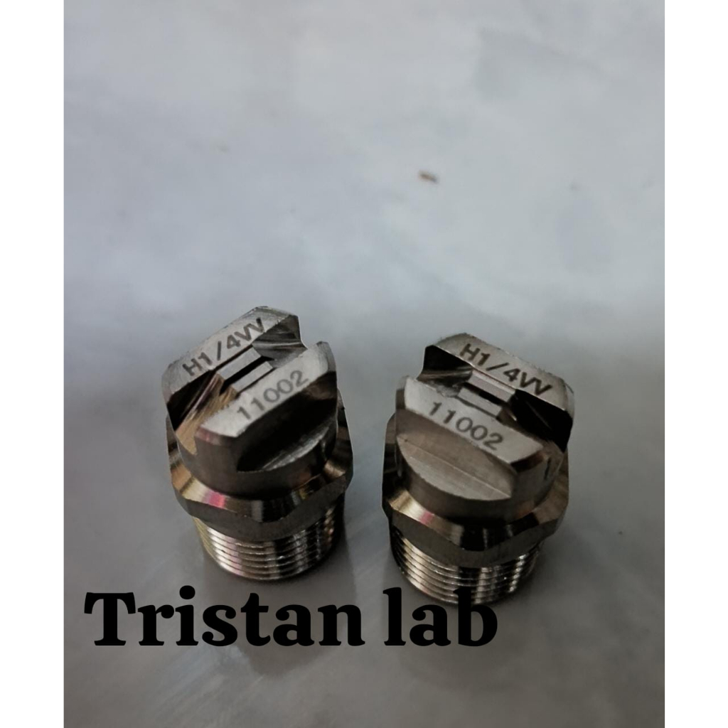 Jual Nozzle V jet Stainless 1/4 ( 11002 ) V1/4 Jet Flat Fan Spray ...