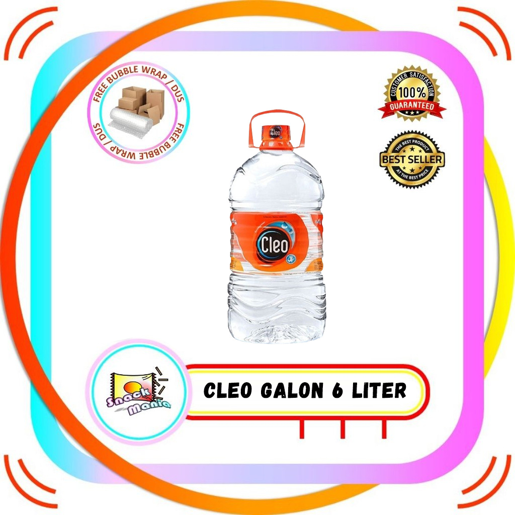 Jual CLEO Air Minum Galon Kecil 6 Liter | Shopee Indonesia