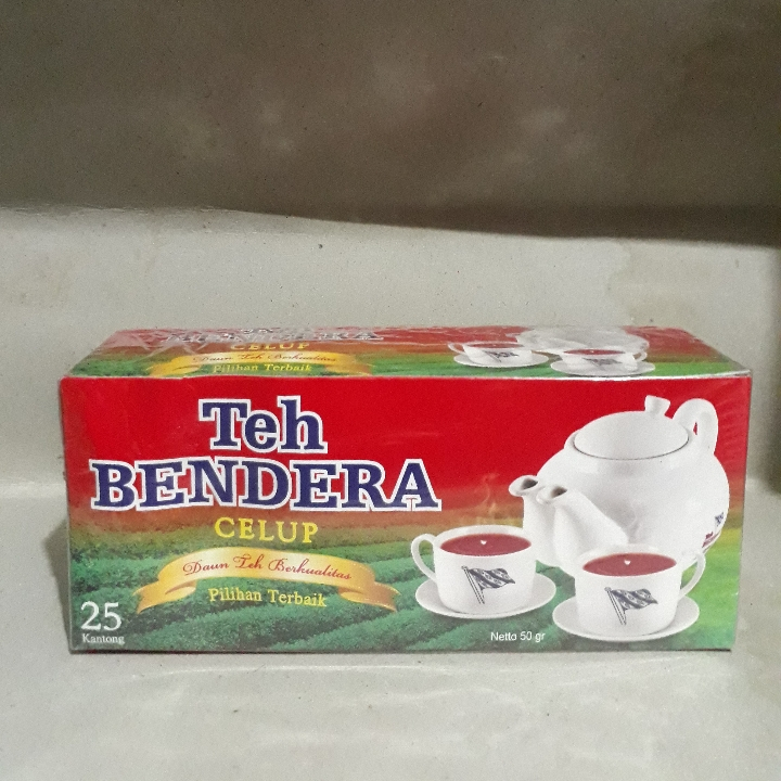 Jual Teh Bendera Celup 1 box 25 kantong | Shopee Indonesia