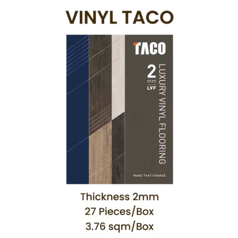 Jual TACO Vinyl Lantai - Vinyl Floor - Lantai Kayu - Lantai Vinyl -Tebal 2MM uk 3.76m2 | Shopee ...