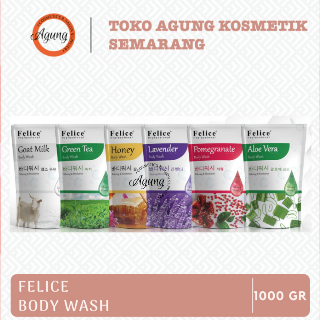 Jual [AGUNGSMG] - FELICE BODY WASH 1000 ml | Shopee Indonesia